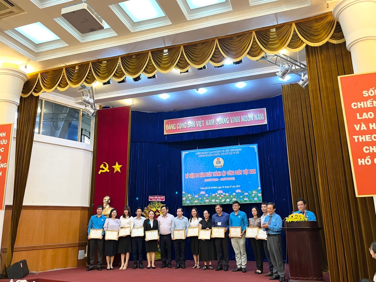 LỄ KỶ NIỆM 94 NĂM NGÀY THÀNH LẬP CÔNG ĐOÀN VIỆT NAM | Viện Pasteur TP.HCM | Phục vụ sức khỏe ...